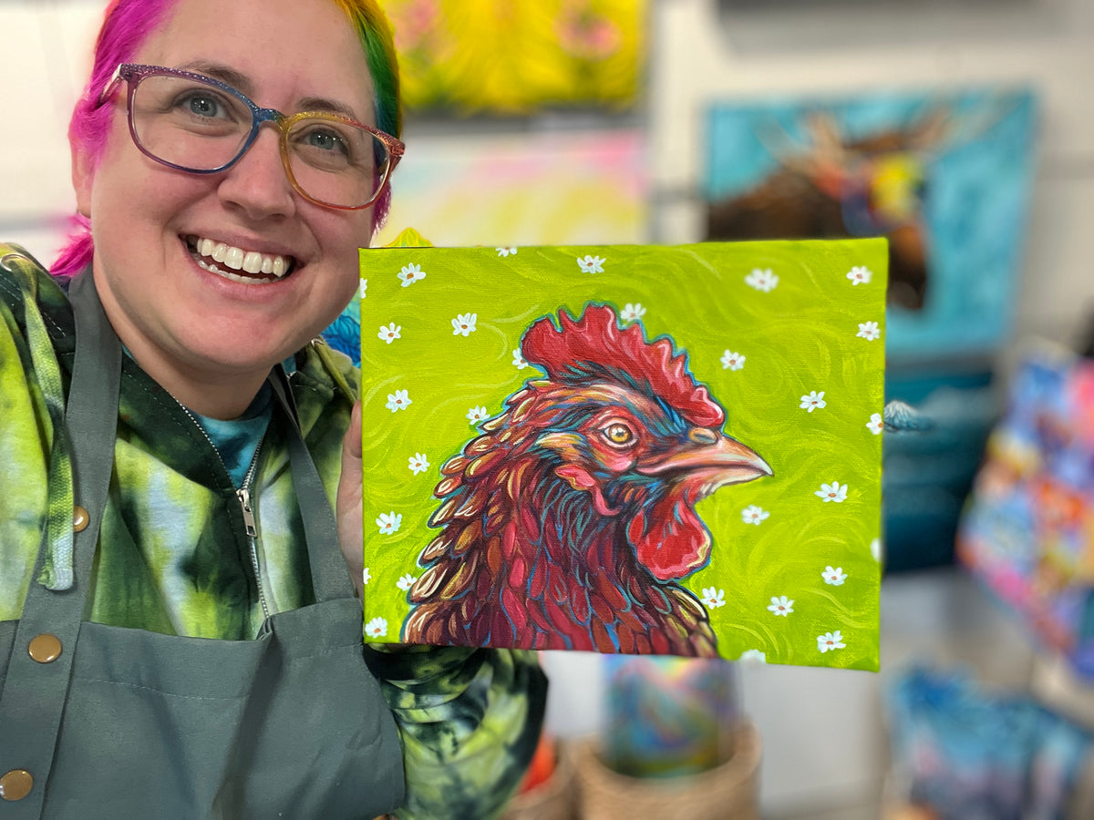 "Daisy" Original Painting– Amanda Rose Warren LLC