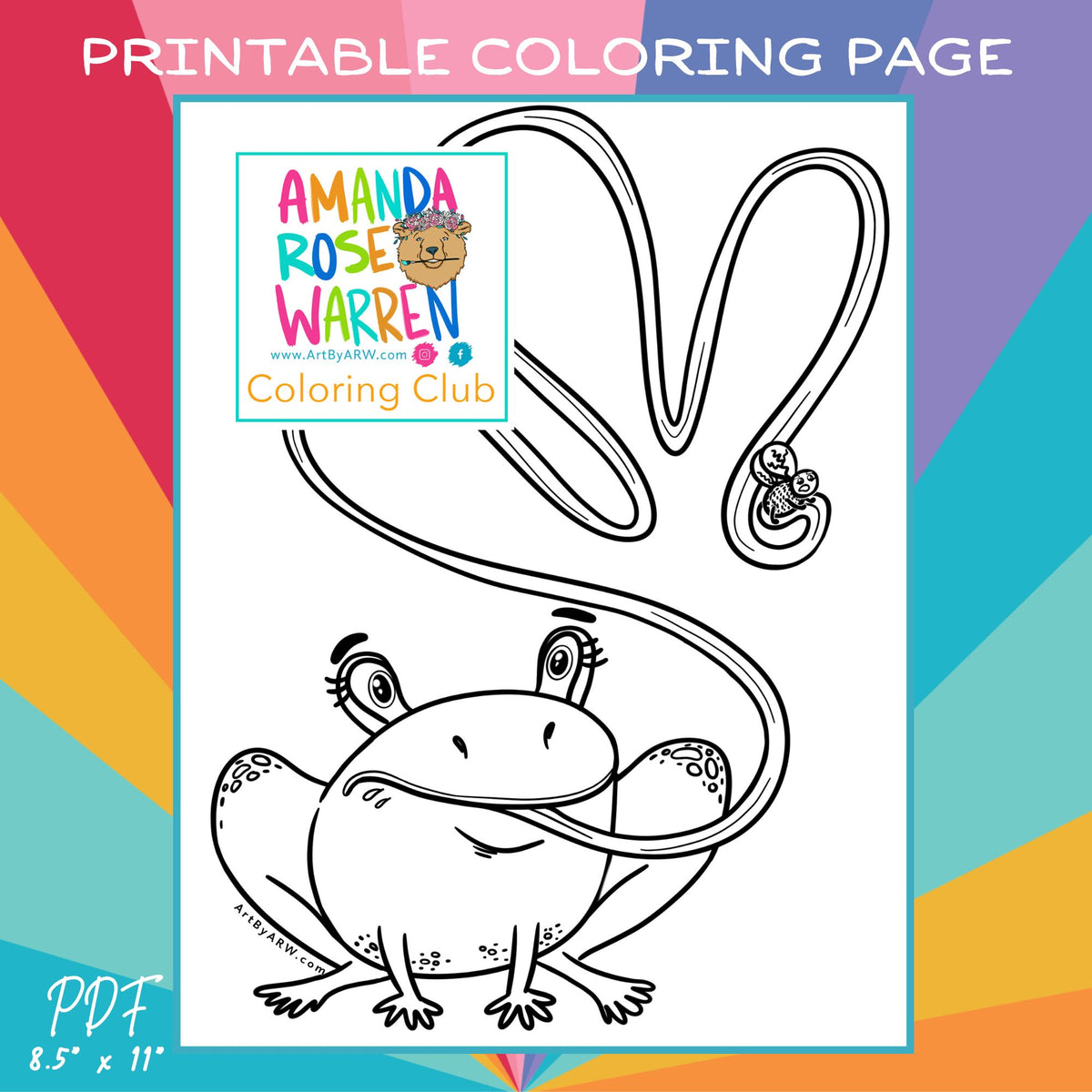 coloring book froggin adventures