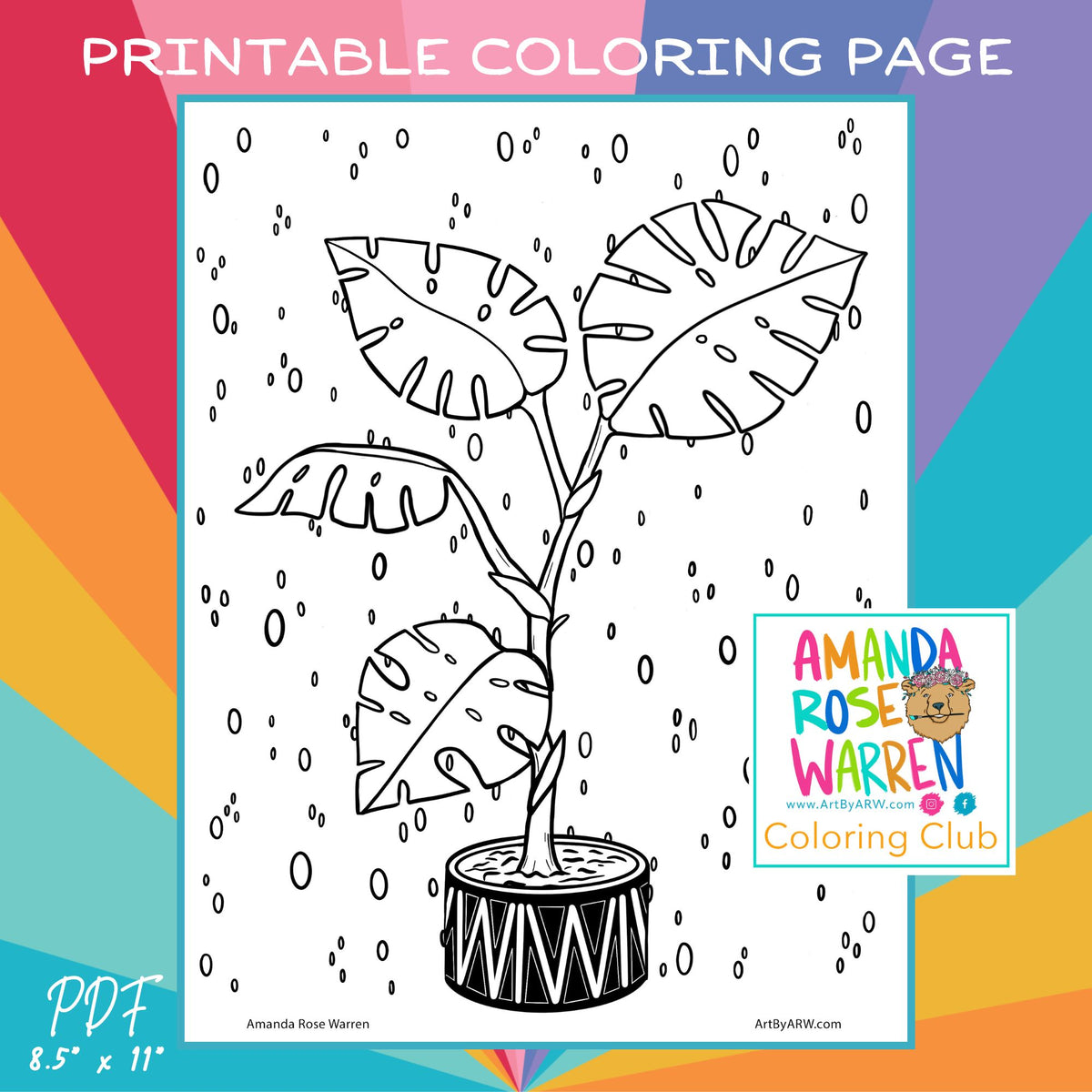 growing coloring sheet