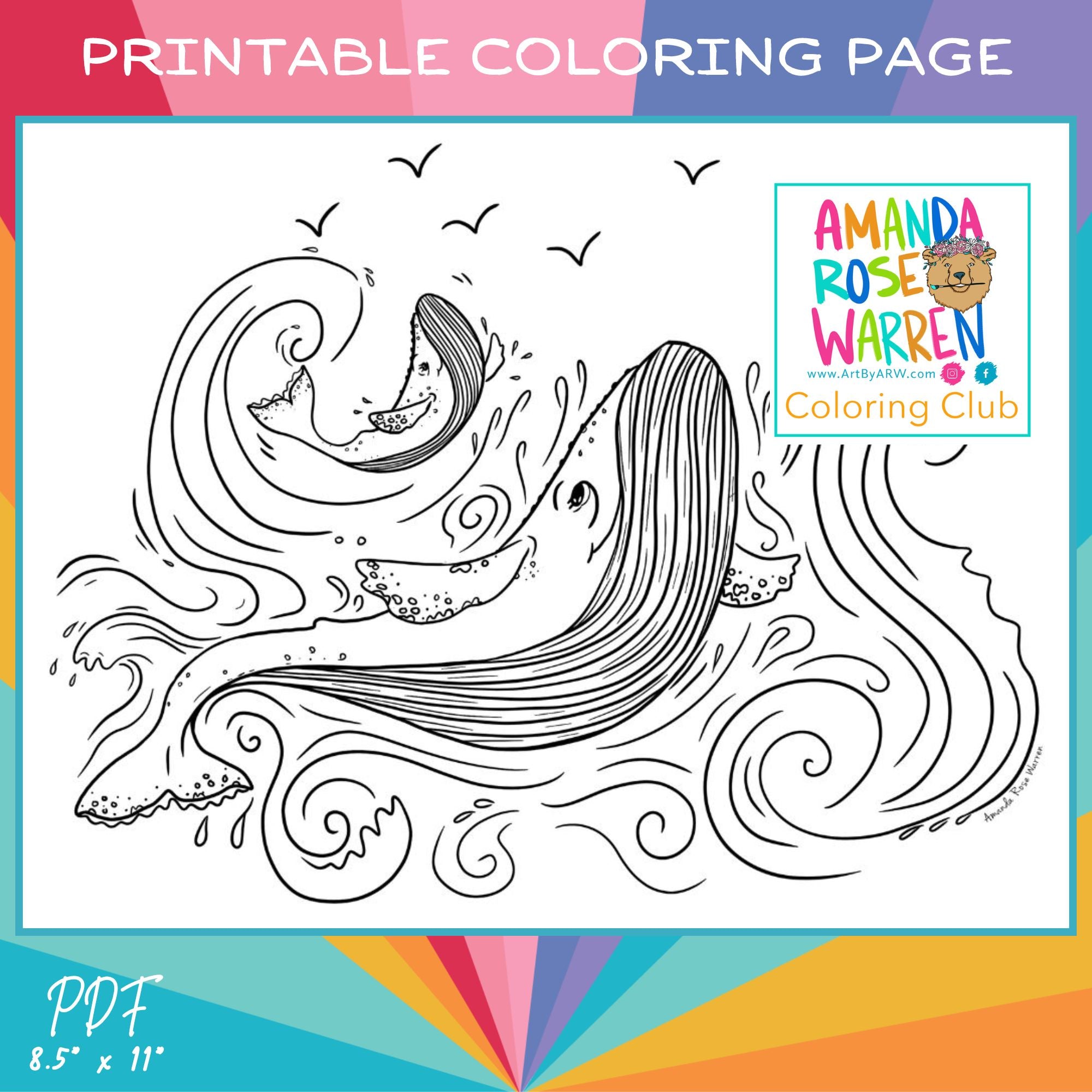 printable ocean wave coloring pages
