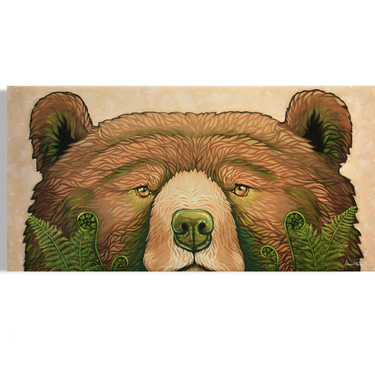 Darling Fern Bear Eyes Fine Art Print|Amanda Rose Warren– Amanda Rose ...