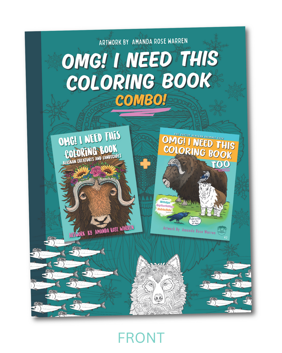 COMBO-OMG! I Need This Coloring Book 1 & 2– Amanda Rose Warren LLC