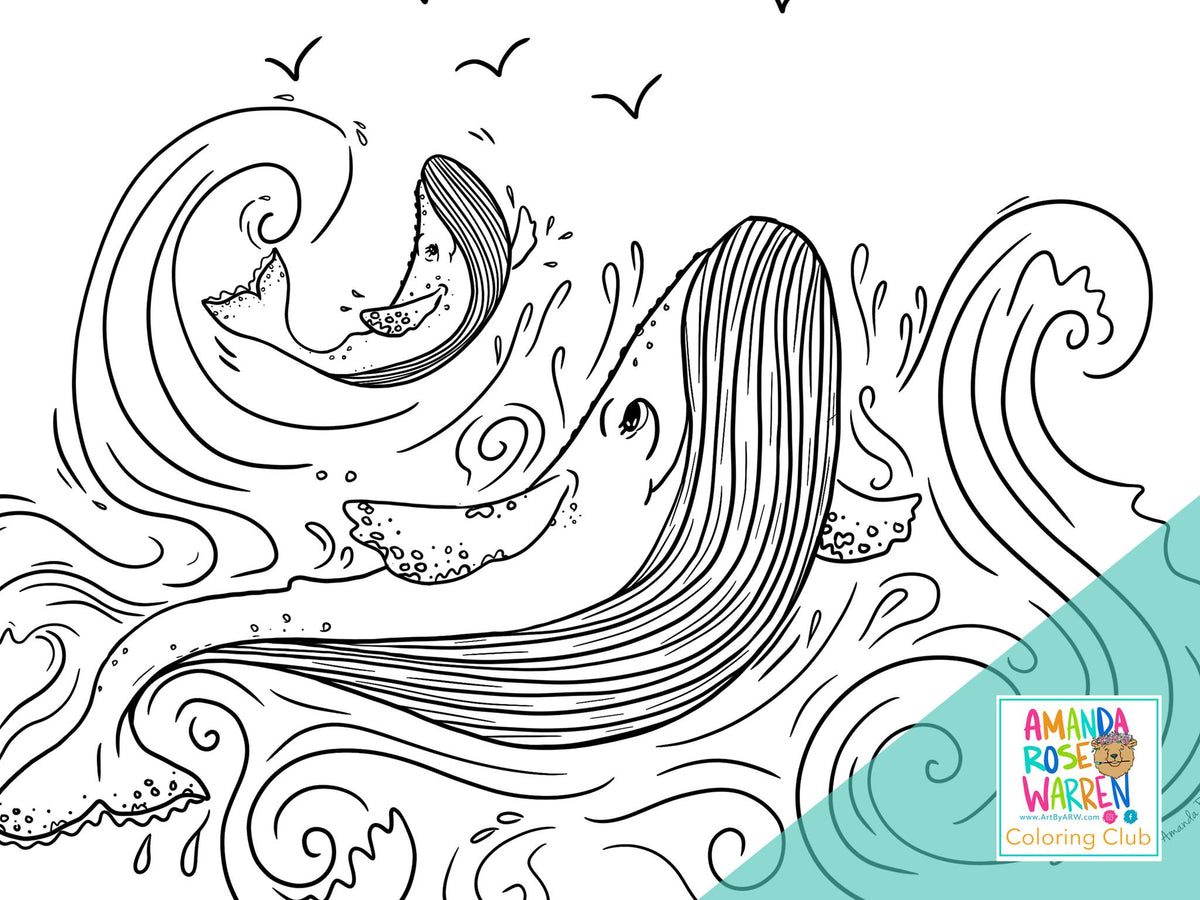 March 2023 Coloring Page– Amanda Rose Warren LLC